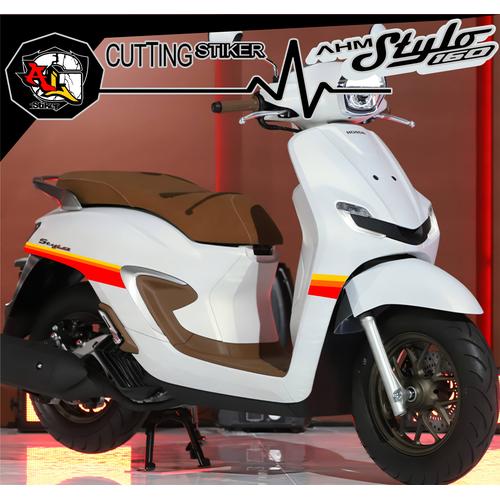 Jual CUTTING STICKER/SC.447/GARIS WARNA KOMBINASI/STIKER LIS STYLO ...