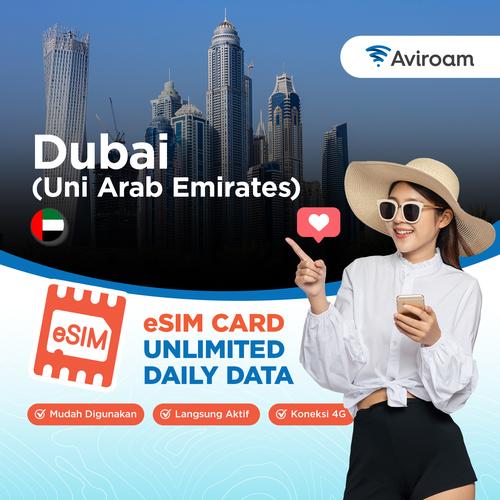 Jual Aviroam Esim Travel Dubai ( UAE ) Fixed Data - 5GB, 10 Hari - Kota Medan - Aviroam | Tokopedia