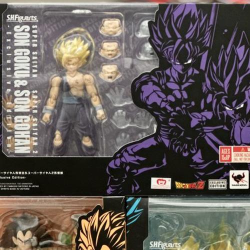 Jual SHF SUPER SAIYAN SON GOKU & SUPER SAIYAN 2 SON GOHAN LIMITED ...