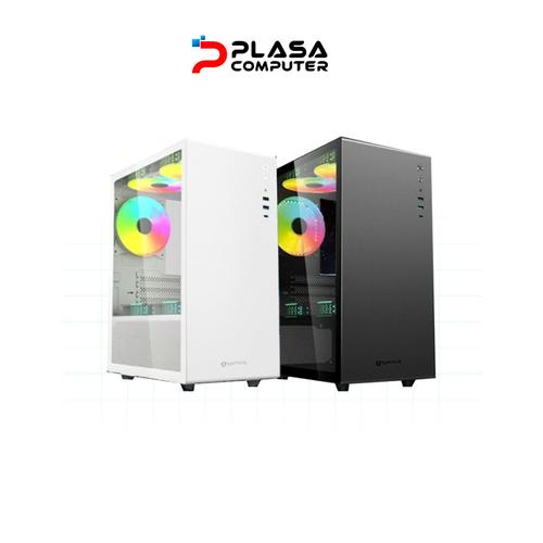 Jual Casing PC Komputer Gaming mATX Raptor Dynamic Free 3 Fan RGB ...