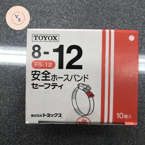 Jual Hose clamp TOYOX. FS-12 ukuran 8-12mm 10 pieces 1 Box. Klem ...