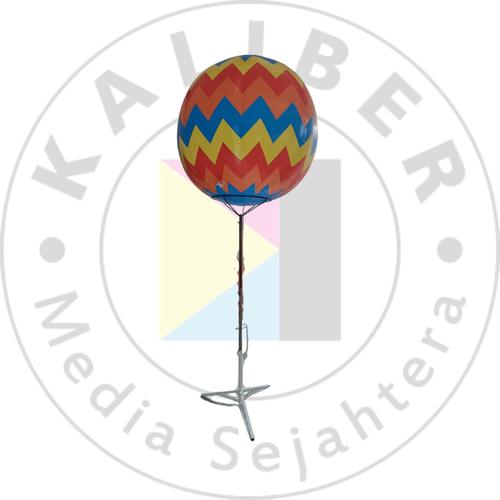 Jual balon standing berdiri bulat custom tinggi 100 - 150 cm ada lampu ...