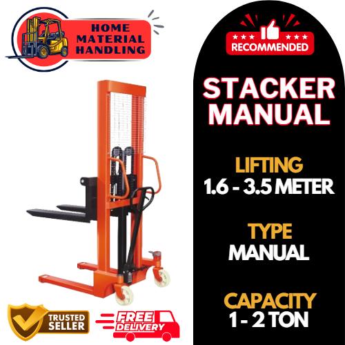 Jual HAND STACKER MANUAL STACKER LIFT PALLET DALTON 1 TON - 2 TON - Kab ...