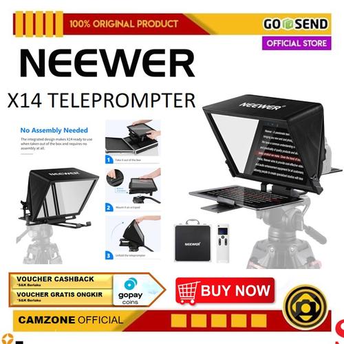 Promo Neewer X14 Aluminium Alloy 17 Inch Teleprompter Cicil 0% 3x ...