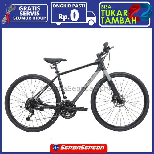 Jual Sepeda Hybrid | Sepeda Polygon Path 3 Gent 700C - HITAM 46 - Kota ...