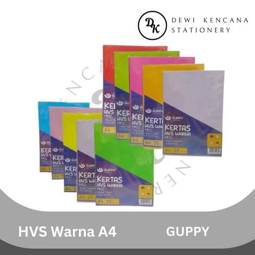 Jual Kertas HVS Warna A4 Guppy | HVS A4 warna - Platinum - Kota Bekasi ...