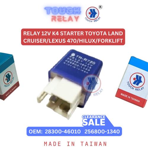 Jual RELAY 12V K4 STARTER TOYOTA LAND CRUISER/LEXUS 470/HILUX/FORKLIFT ...