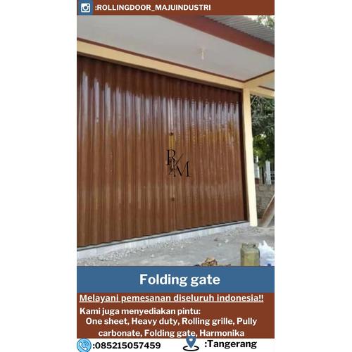 Jual Pintu folding gate ruko, toko, garasi rumah dengan bahan baja ...