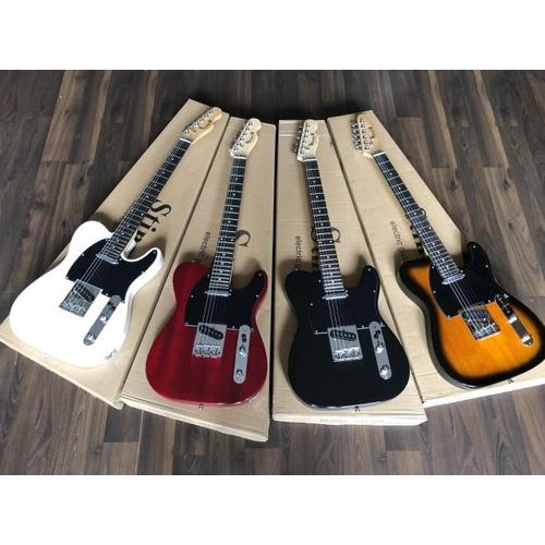 Jual Gitar listrik merk stringer STL model telecaster - Putih, PACKING ...