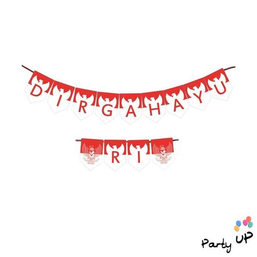 Jual [Ecer] Banner Flag Dirgahayu Hut RI / Flag HUT RI Bendera 17 ...