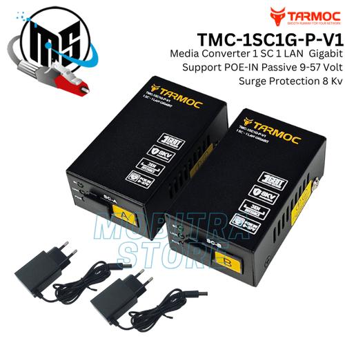 Jual Tarmoc TMC-1SC1G-P | 1 FO 1 LAN Gigabit POE IN 5-24V HTB GS-03 A+B ...