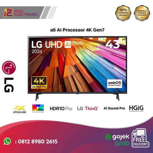 Jual LG UHD UT8050 43 inchi - SMART TV 4K UHD HDR10 PRO with webOS 24 ...