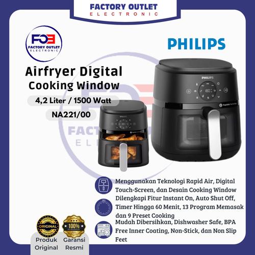 Jual PHILIPS NA221/00 NA221 / 00 Airfryer Digital Transparan Air Fryer ...
