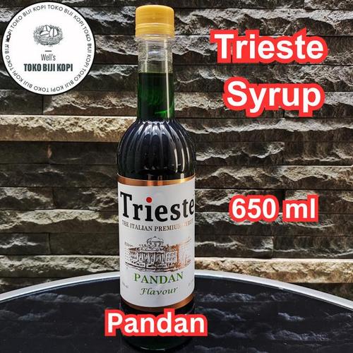 Jual Original Trieste Syrup Flavoured Sirup Rasa - 650 ml - Strawberry ...