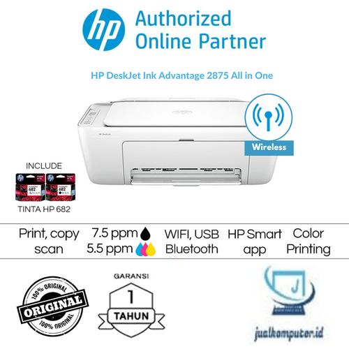 Jual Printer HP Ink Advantage 2875 Print Scan Copy WiFi All In One ...