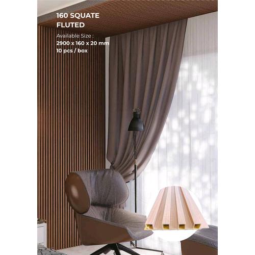 Jual ROSHAN WPC WALL PANEL FLUTED PREMIUM TEBAL 20MM 16CM x 290CM ...