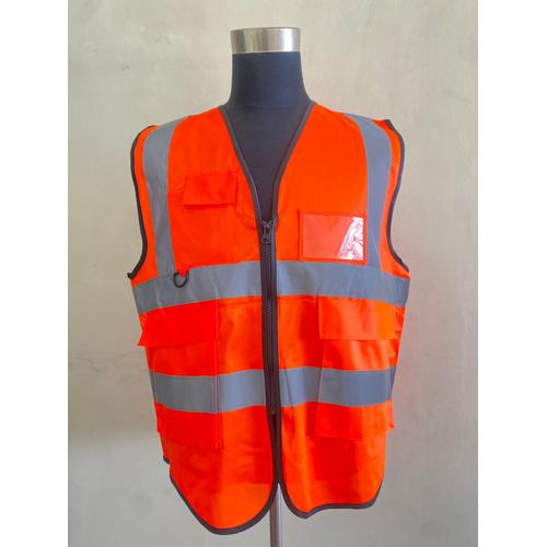 Jual Rompi singlet/rompi safety/rompi proyek 4 layer scotlite orange ...