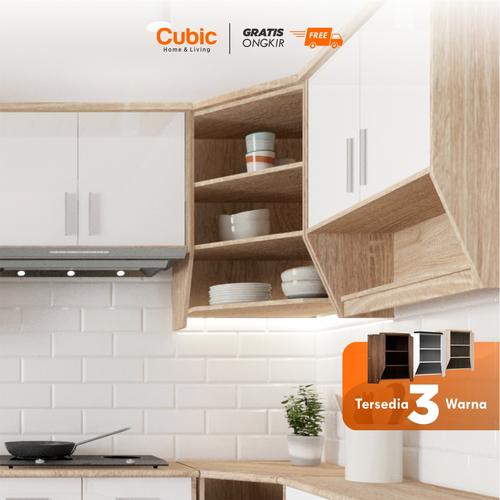 Promo Cubic Kitchen Set Sudut Minimalis / Rak Atas Lemari Dapur / ELENA ...