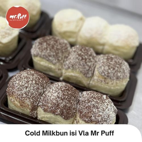 Jual Mr Puff Roti Milk bun isi vla custard cream - Vanila - Jakarta ...