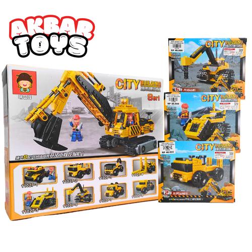 Jual Mainan Block Brick Truck Kontruksi City Building - 110274 - Kota ...