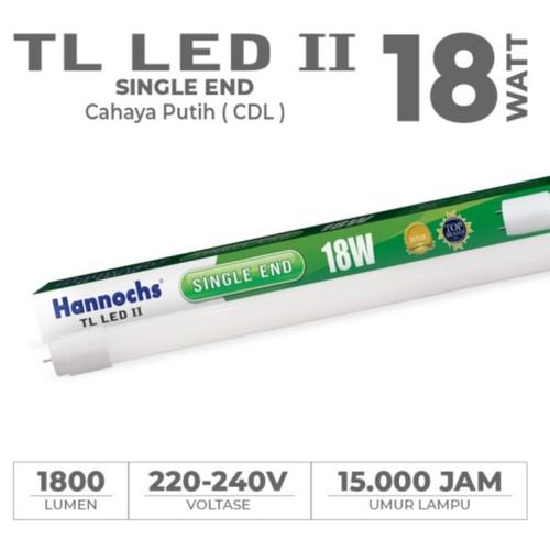 Jual Hannochs Lampu TL LED II Single end 18 Watt Lampu Tube Light ...