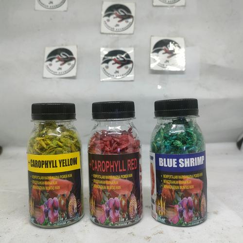 Jual Udang Kering Blue Red Yellow Shrimp | Pakan Predator Channa - blue ...