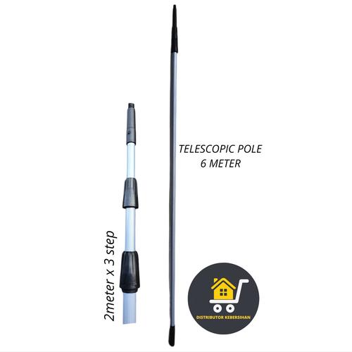 Jual telescopic pole 6 meter / long stick alumunium / telescopic ...