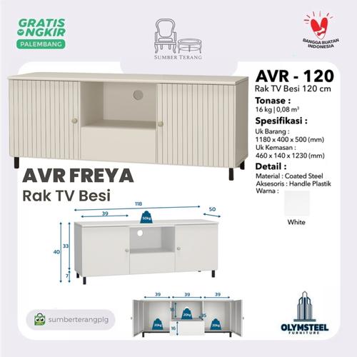Jual OLYMPIC STEEL AVR 1L Meja TV Plat Besi Olymsteel Rak TV AVR FREYA Buffet TV Besi Serbaguna ...