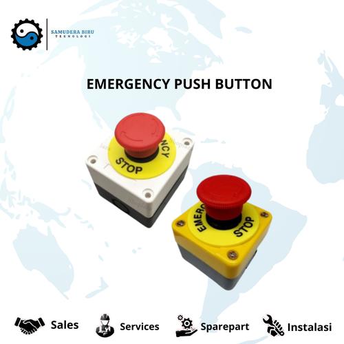 Jual Emergency Push Button Set Box Panic Button Tombol Darurat NO/NC ...