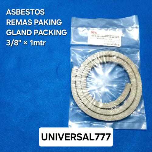 Jual Asbestos Remas Rames Paking Sil Seal Tambang 3/8" Putih 1meter ...