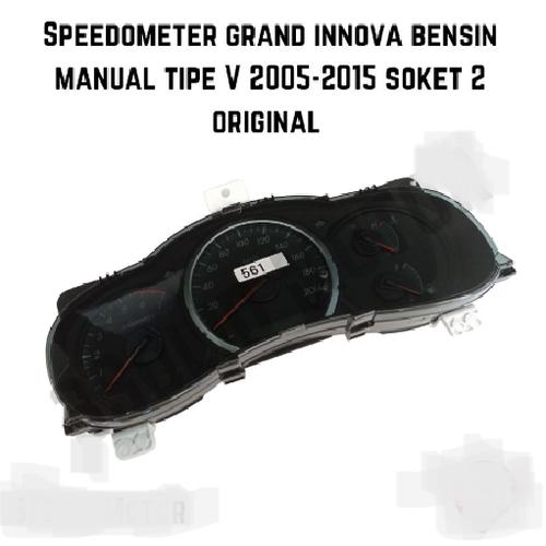 Jual SPEEDOMETER GRAND INNOVA BENSIN MANUAL TIPE V 2005-2015 SOKET 2 L ...