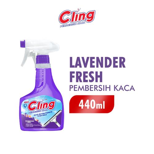 Promo Cling Pembersih Kaca Lavender Botol 440 ml - - Wings Official ...