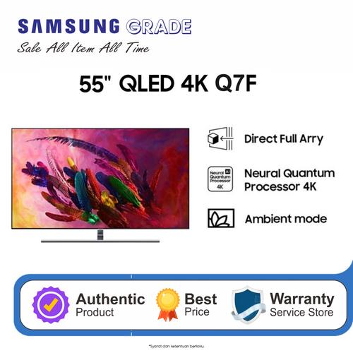Jual SAMSUNG Smat QLED TV 55" Q7F 4K (2018) - QA55Q7FNAKPXD - UNIT 2 ...
