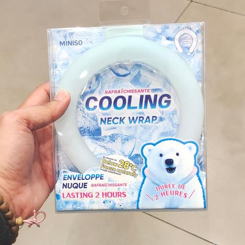 Jual MINISO Neck Wrap Fast Cooling Series Pendingin Leher Purple Blue ...