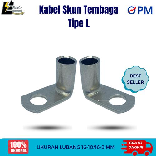 Jual CABLE LUG / KABEL SKUN TIPE L 16-10MM 16-8MM PM - Jakarta Pusat ...