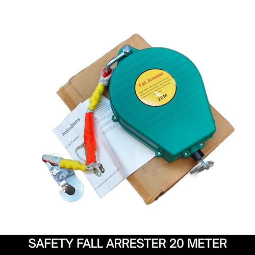 Jual fall arrester 20M retrectable safe durable safety alat pengaman ...