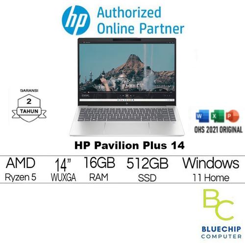 Jual HP Pavilion Plus 14-ey0016AU Ryzen 5-7540U 16GB 512GB SSD 14 ...