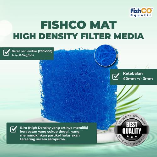 Promo FishCO Mat Hi-Density Media Filter/Biru/japmat Kolam 50x20 ...