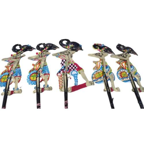 Jual (Bisa Cod) 1 Set Wayang Kulit Pendawa Pandawa Lima Kidangan 30 Cm ...