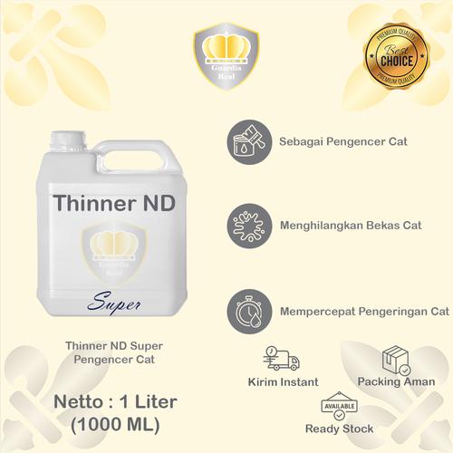 Jual Thinner ND Super 1 Liter/ Tiner ND Super 1 Liter/ Tener ND Super ...