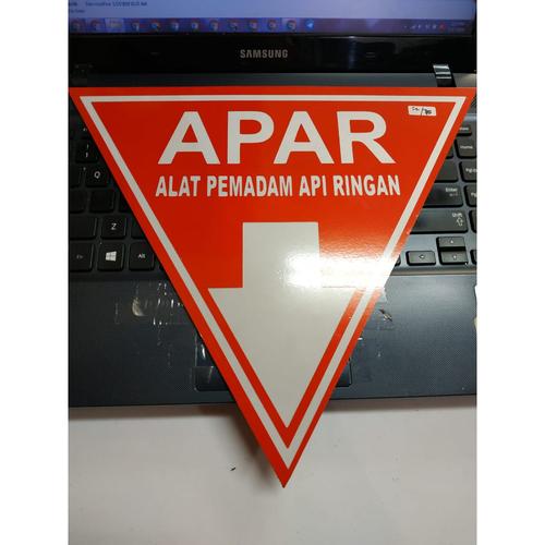 Jual Sign Akrilik Rambu Segitiga Apar ukuran 30x30 - Jakarta Barat ...
