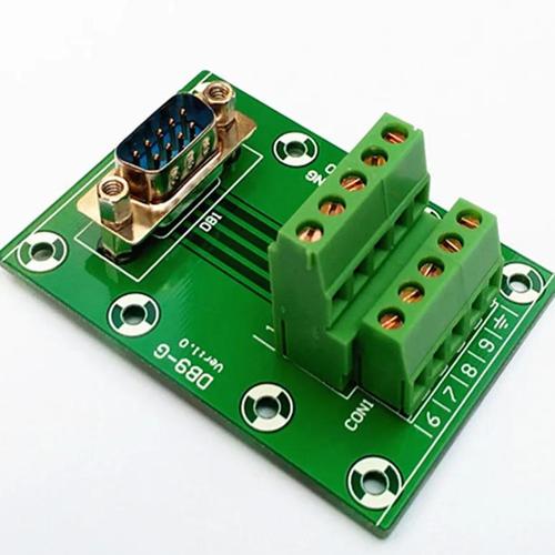 Jual D-SUB DB9 Male Header Breakout Board, Terminal Block, Connector ...
