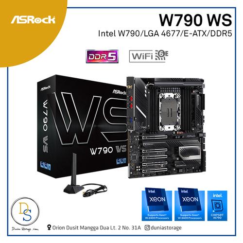 Promo ASRock W790 WS | Intel W790 LGA 4677 DDR5 E-ATX Cicil 0% 3x ...