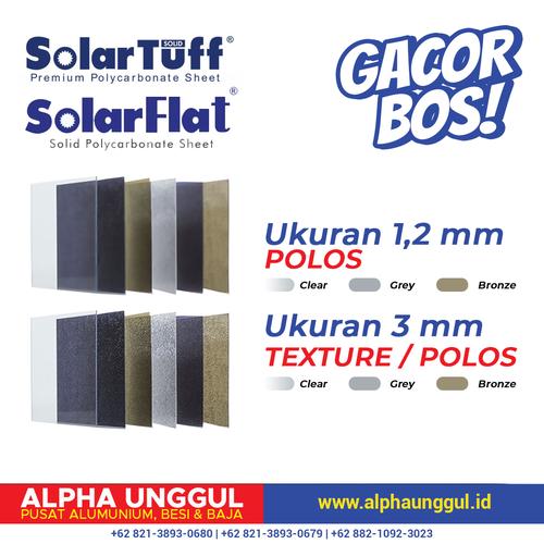 Jual Solar Flat Tbl 3mm - Solartuff Solid - Solarflat Harga per Meter ...