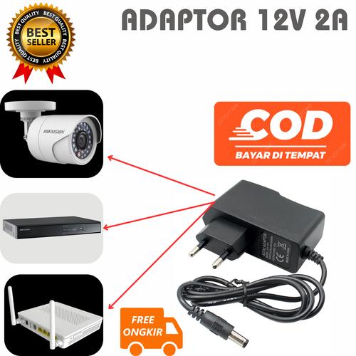 Jual Adaptor CCTV 12V 1A / 12v 2A / 5V 2A Dan Peralatan Elektronik ...