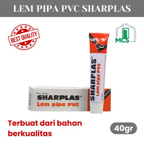 Promo Lem pipa pvc tube Sharplas 40 gram lem pipa pvc kaleng sharplas ...