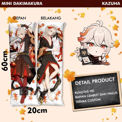 Jual Mini Dakimakura Kaedehara Kazuha Genshin Impact 60cm - 1 Sisi ...