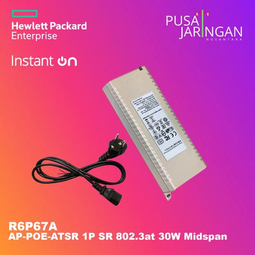 Jual R6P67A HPE AP-POE-ATSR Poe Injector 30W Midspan + JW118A Power ...