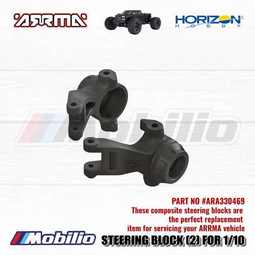Jual Arrma Part #ARA330469 Steering Block 2 Pcs R/L RC Monster Truck ...