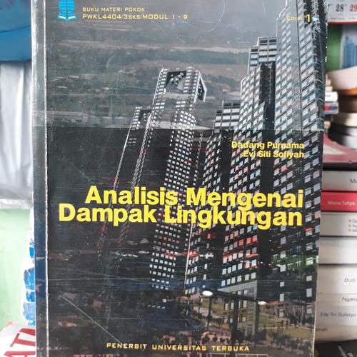 Jual BUKU MODUL UT ANALISIS MENGENAI DAMPAK LINGKUNGAN EDISI 1 - Kota ...